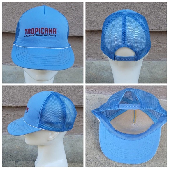 Crown Cap | Accessories | Vtg Tropicana Resort And Casino Trucker Hat ...